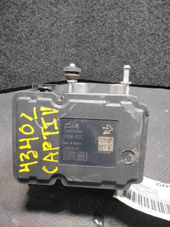 2012-2015 Chevy Captiva Sport ABS Pump Anti Lock Brake Module Assembly ...