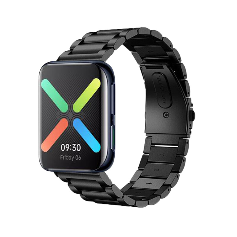 Stainless Steel Metal Watch Band Strap + Tool For OPPO Watch 41MM 46MM ...