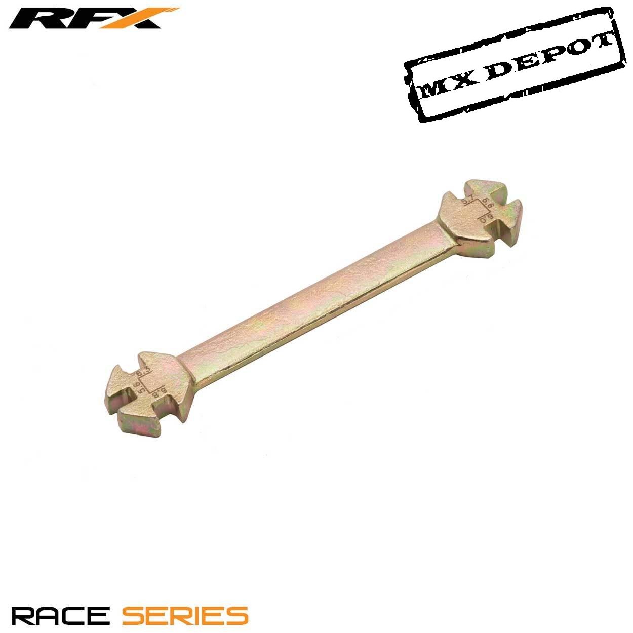 RFX 6 IN 1 GOLD SPOKE KEY SPANNER FOR MOTOCROSS KTM SX65 SX85 SX125 ...