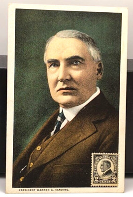 Warren G. Harding 1865 –1923 29th President of the United States *Rare ...
