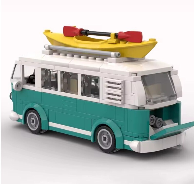 Classic VW VolksWagen Bus Van Camper Toy DIY Building Bricks Set New | eBay