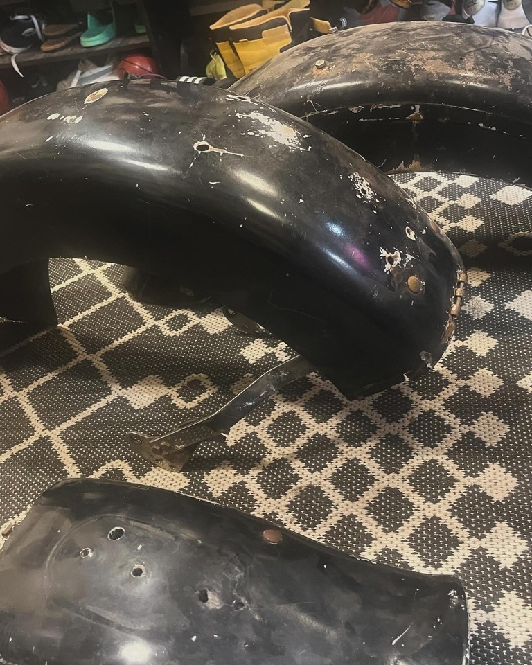 Springer Front Fender, Harley - Davidson Rusty Knucklehead Flathead | eBay