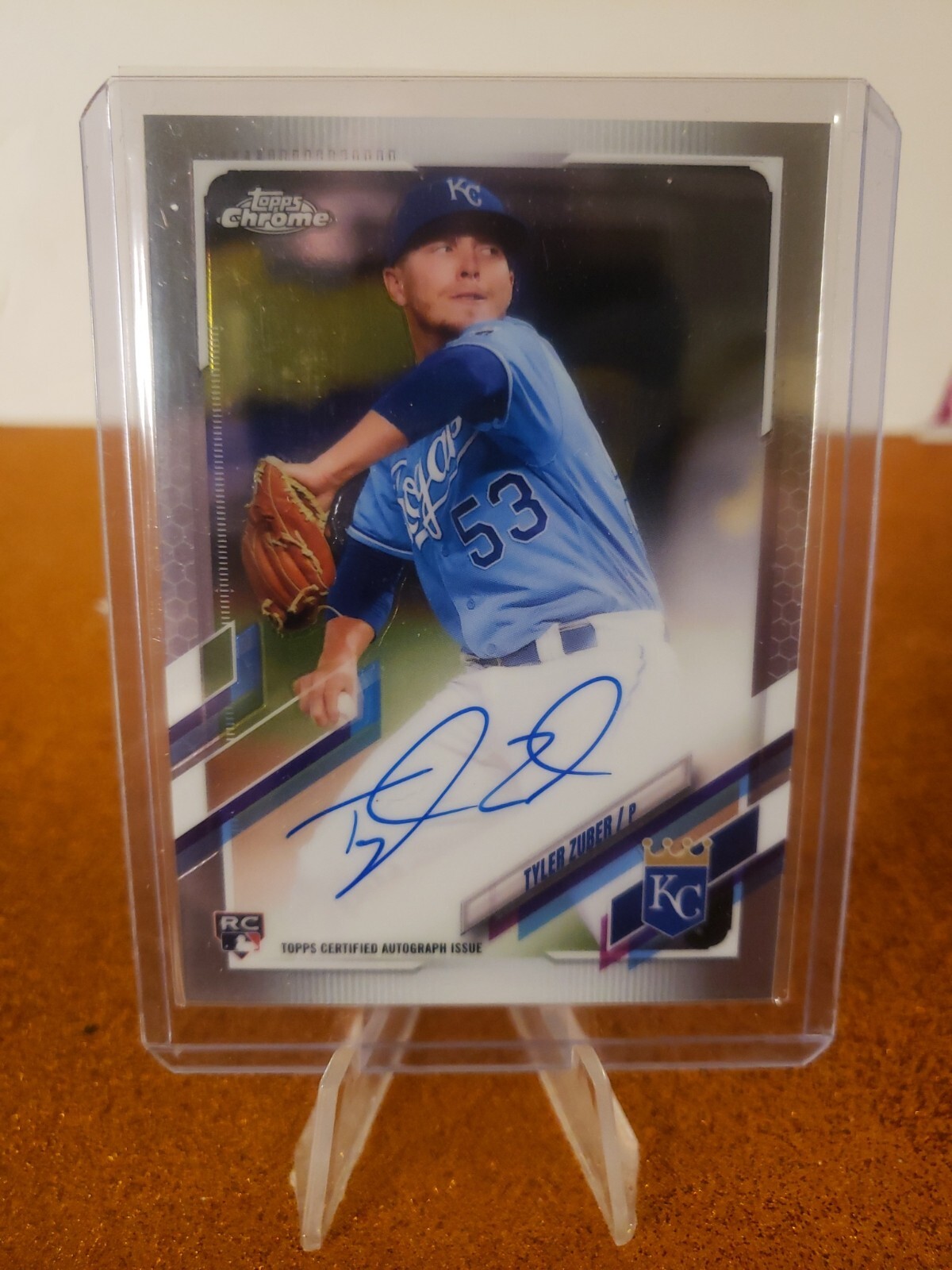 2021 Topps Chrome Tyler Zuber RC Auto | eBay