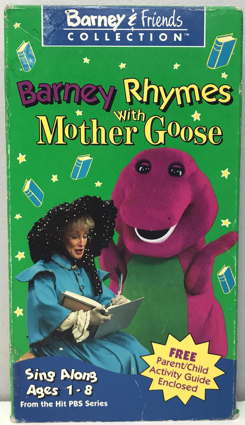 Barney & Friends Rhymes Mother Goose VHS | Grelly USA