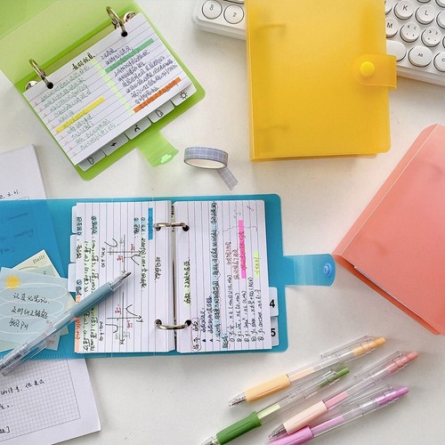 Double Hole Ring Binder Notepad DIY Memo Pads School Office | eBay ...