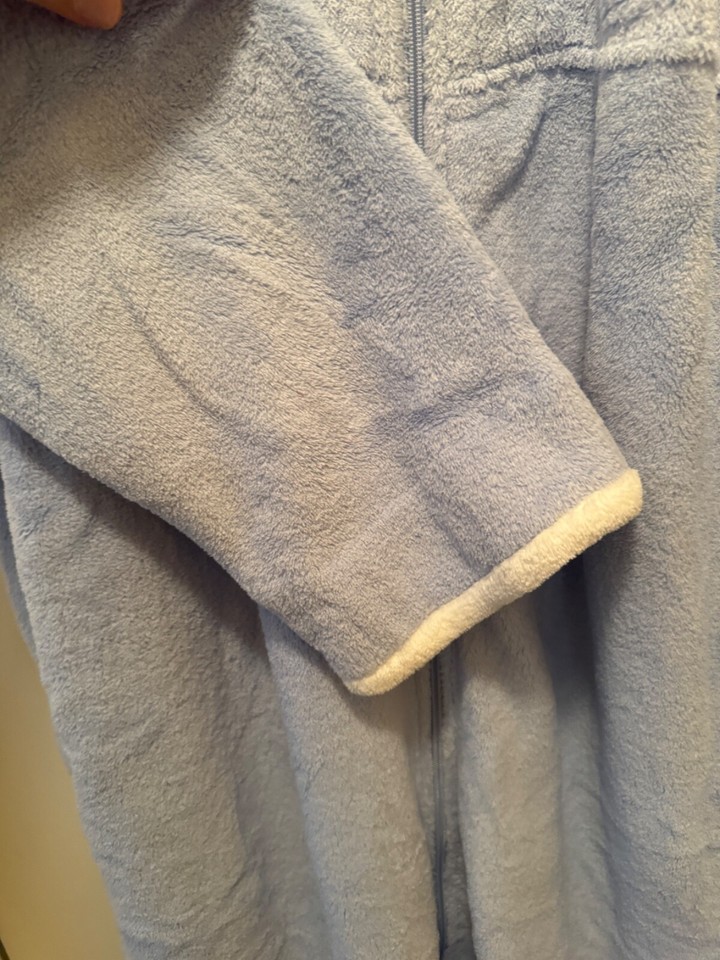 Vintage NWT Stan Herman for QVC Full Zip PeriwinklChenille Robe House ...