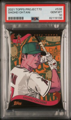 2021 Topps Project 70 Shohei Ohtani Morning Breath #536 PSA 10 | eBay
