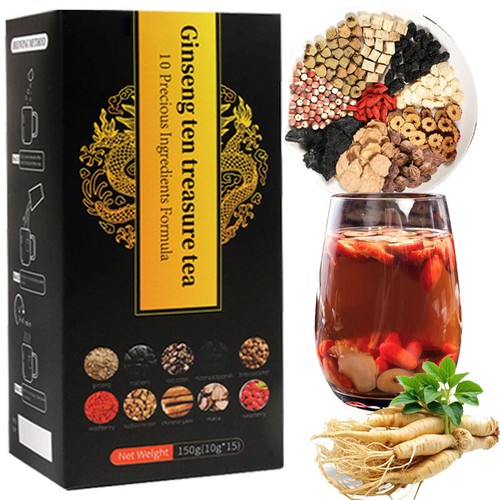 Natural Ginseng Ten Treasure Tea,Ginseng Health Tea Shibao Tea,Men's ...