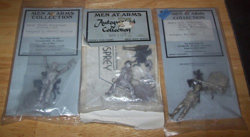 54MM 1/32 NEW HOPE DESIGN MEN AT ARMS METAL 3 WW2 FRENCH, SOVIET ...