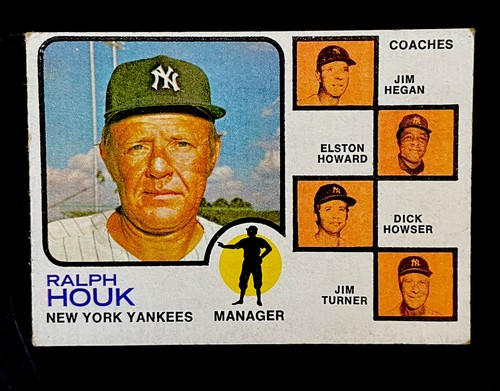 1973 Topps Baseball Card #116 Ralph Houk NY Yankees Manager Nice 👍 | eBay