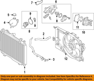FORD OEM 14-21 EcoSport,Fiesta,Focus Cooling Water Pump-Water Pump ...