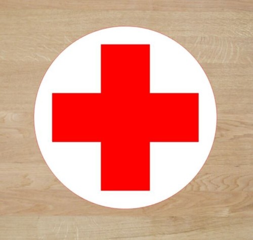 First Aid Kit Sticker Decal Emergency Red Cross 1st Health Safety EMT ...