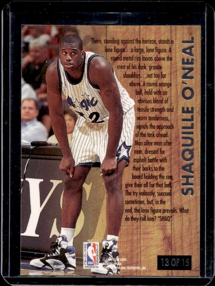 1993-94 Fleer Ultra Shaquille O'Neal Famous Nicknames #13 Magic | eBay