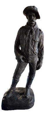 Vintage Michael German Cowboy Sculpture | eBay