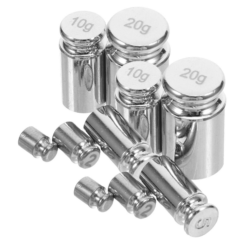 10pcs Steel Calibration Weights For Digital Scale Gram Weight Lab ...
