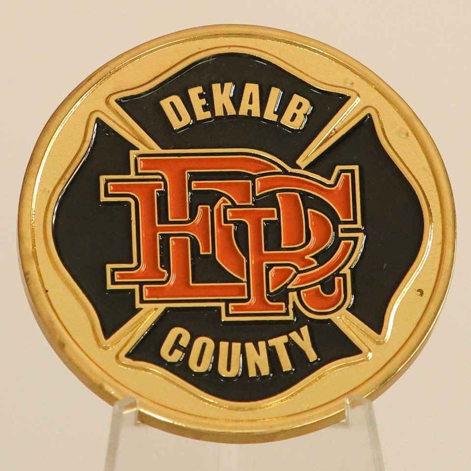DeKalb County Fire Rescue Challenge Coin - Chief Edward Croker Quote ...