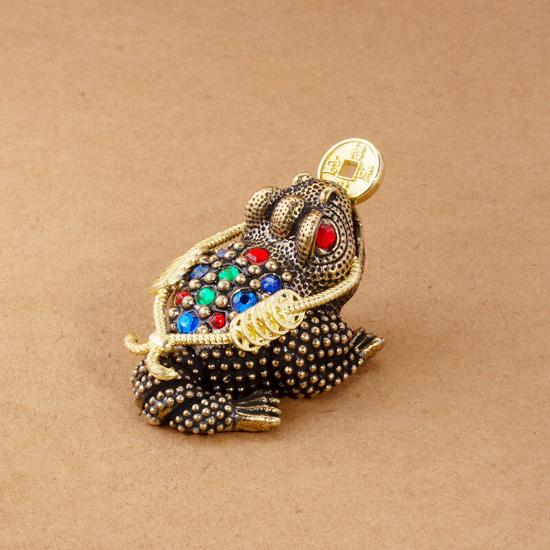 Feng Shui Toad Money Lucky Fortune Wealth Chinese Frog Toad Coin Home ...
