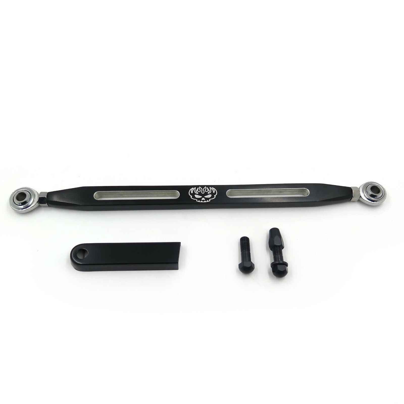 Black Slotted Flame Billet Shift Linkage For Harley Touring Road King ...