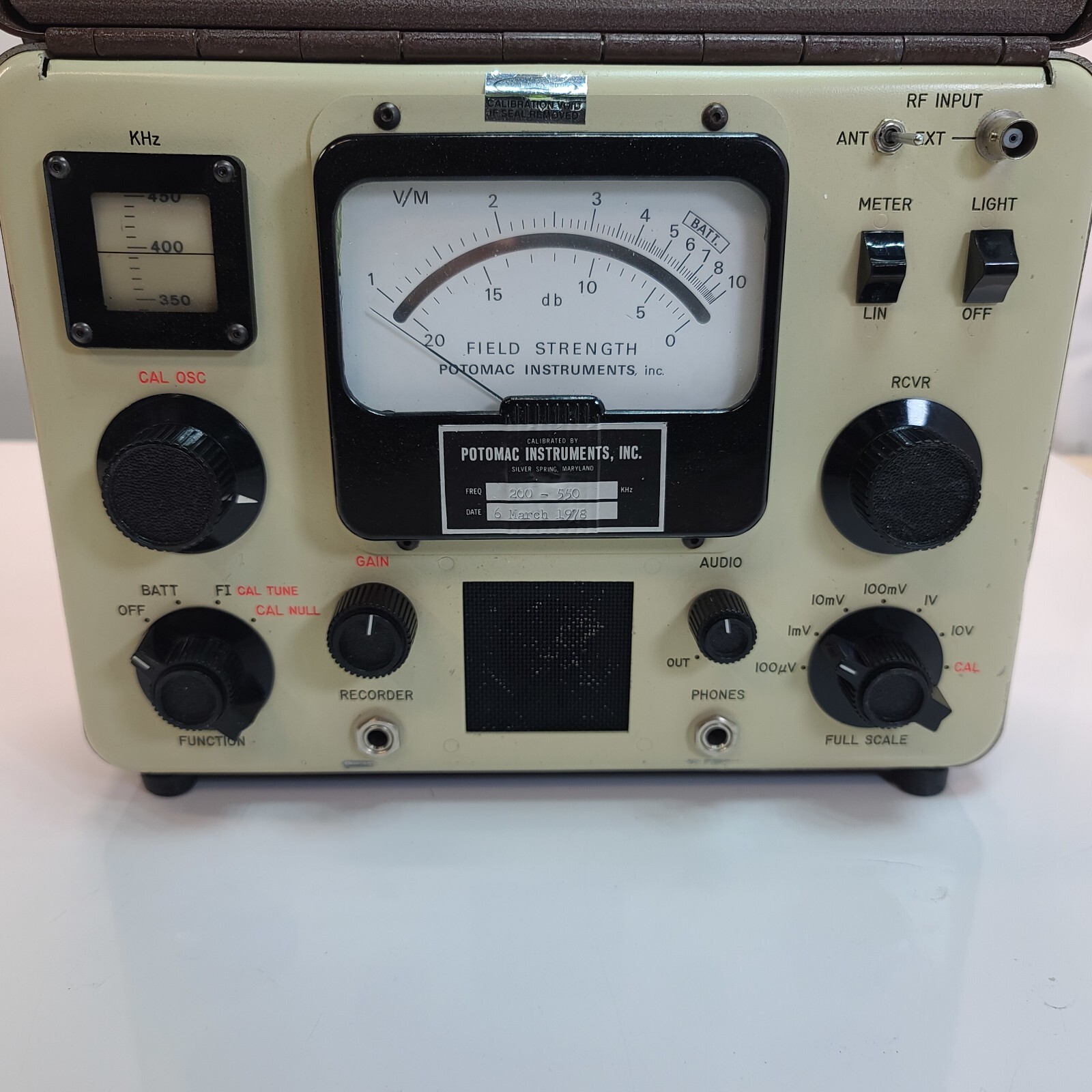 Potomac Instruments FIM-22 Field Strength Meter | eBay