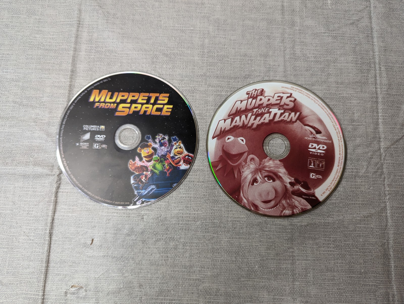 Muppets Movies DVDs Disc Only The Muppets Take Manhattan Muppets Space ...