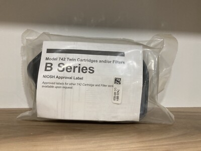 1 Set of Filters 3M Scott 7422-BB1 Cartridge For 7421 Respirator 742 B ...