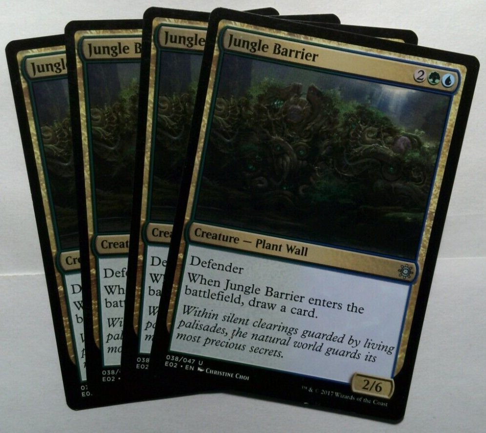 Mtg - Jungle Barrier x4 | eBay
