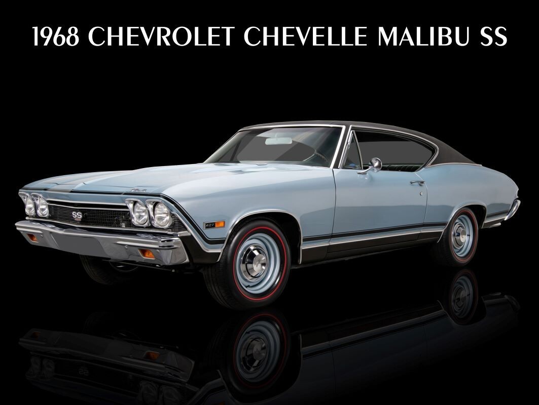 1968 Chevrolet Chevelle Malibu NEW METAL SIGN: 12x16 Large Size & Free ...
