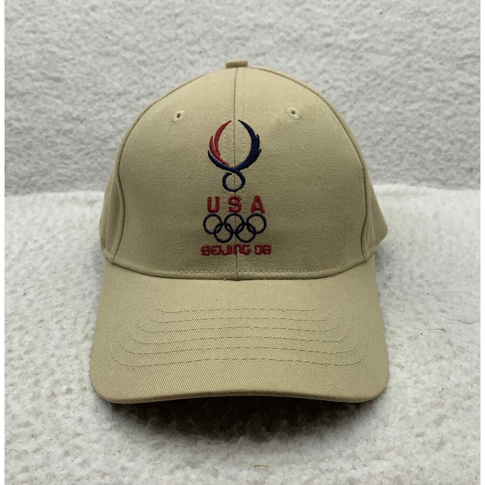 Beijing Olympics Baseball Hat OSFM Team USA 2008 Amer… - Gem