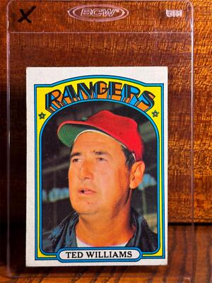 1972 Topps #510 Ted Williams - HOF (x) | eBay
