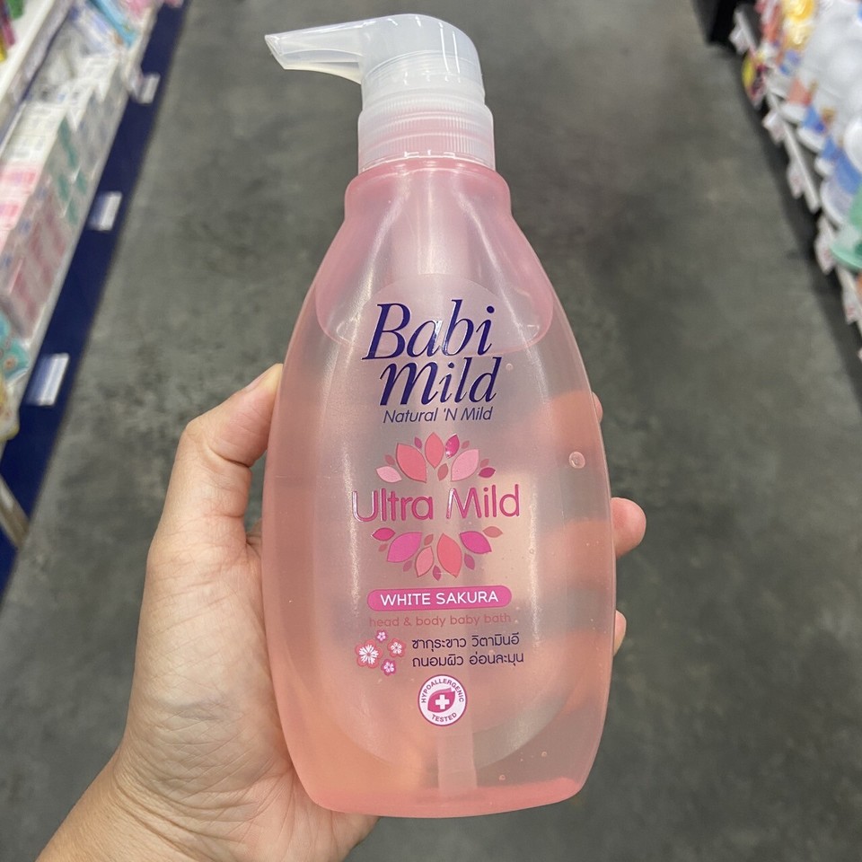 Babi mild ultra mild head & body baby bath wash Bioganik and white ...