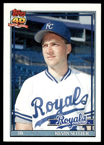 1991 Topps #695 Kevin Seitzer Kansas City Royals | eBay