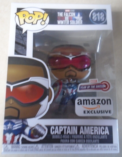 The Falcon Winter Soldier Funko Pop. #818. Amazon Exclusive. Marvel ...