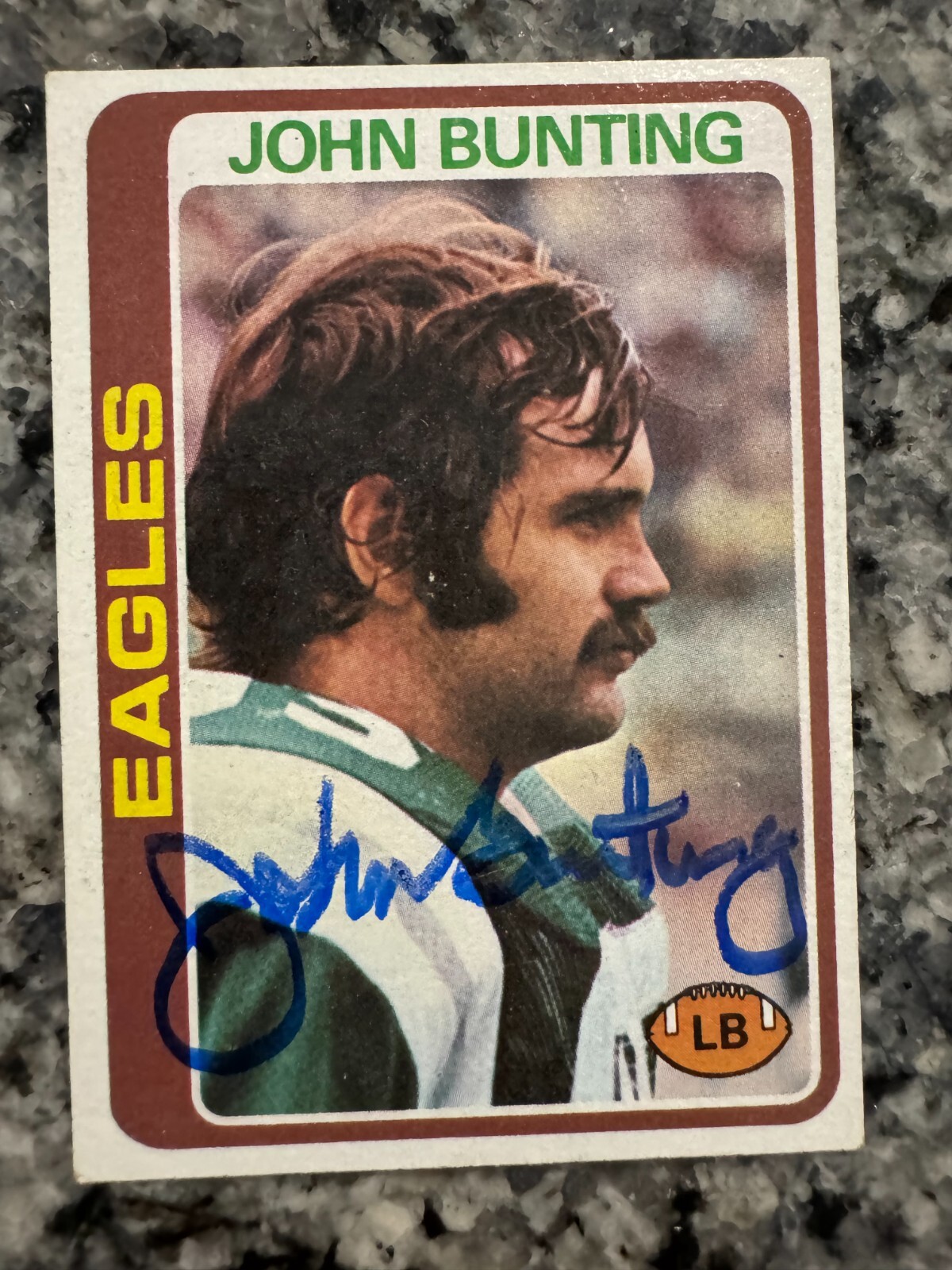 John Bunting Signed PHILADELPHIA EAGLES Card 1978 Topps | eBay