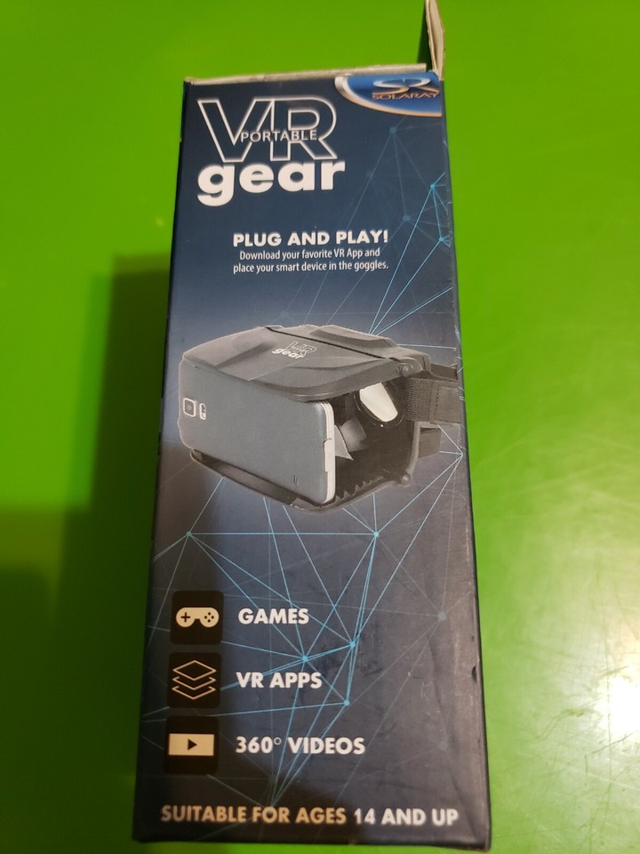 SOLARAY VR portable Virtual Reality Gear compatible w/ iOS Android ...