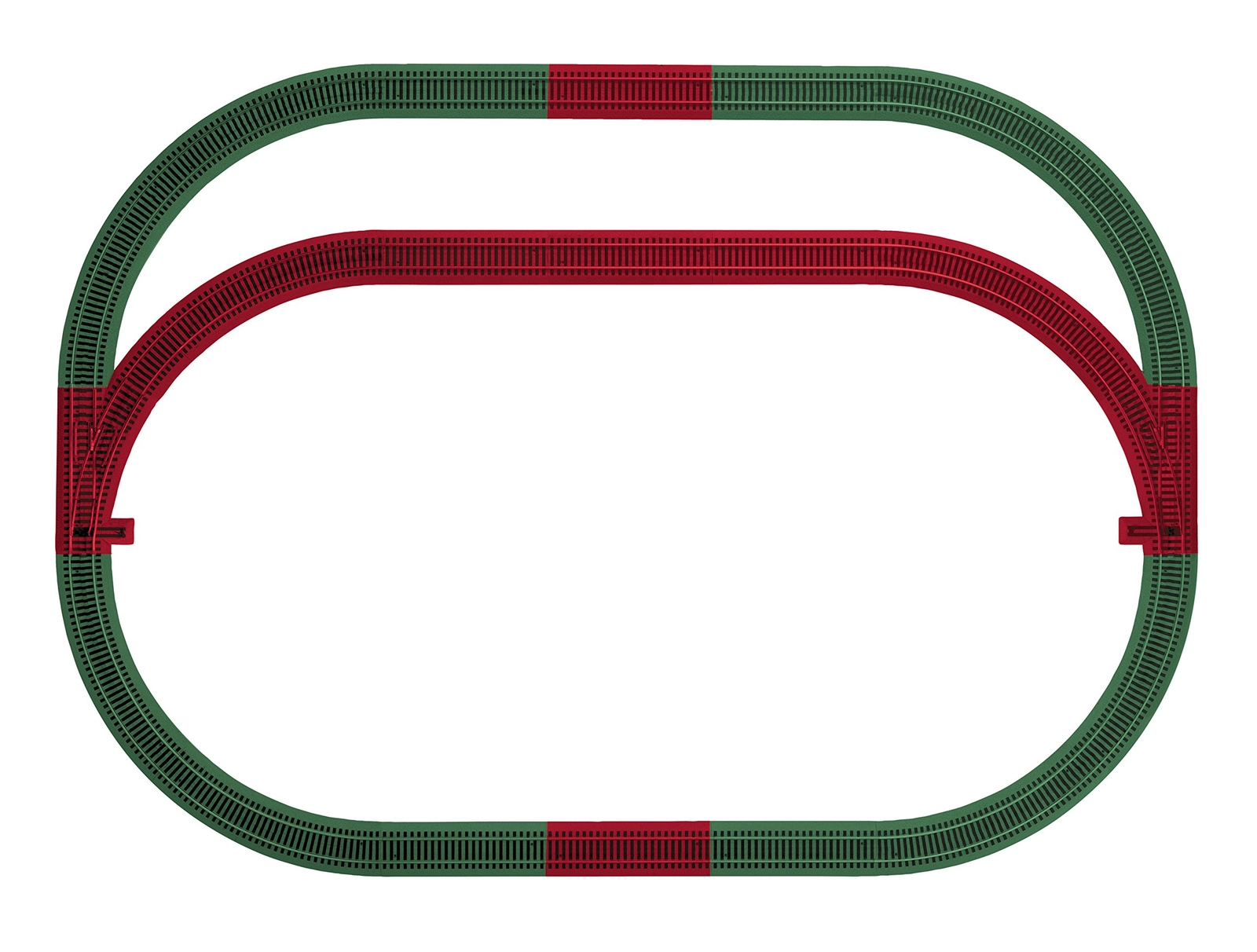 Lionel American Flyer, Electric S-Gauge Track, Outer Passing Loop Add ...