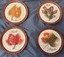 MWW Market Set of 4 Mini Autumn Falling Leaves Leaf Plates for sale ...