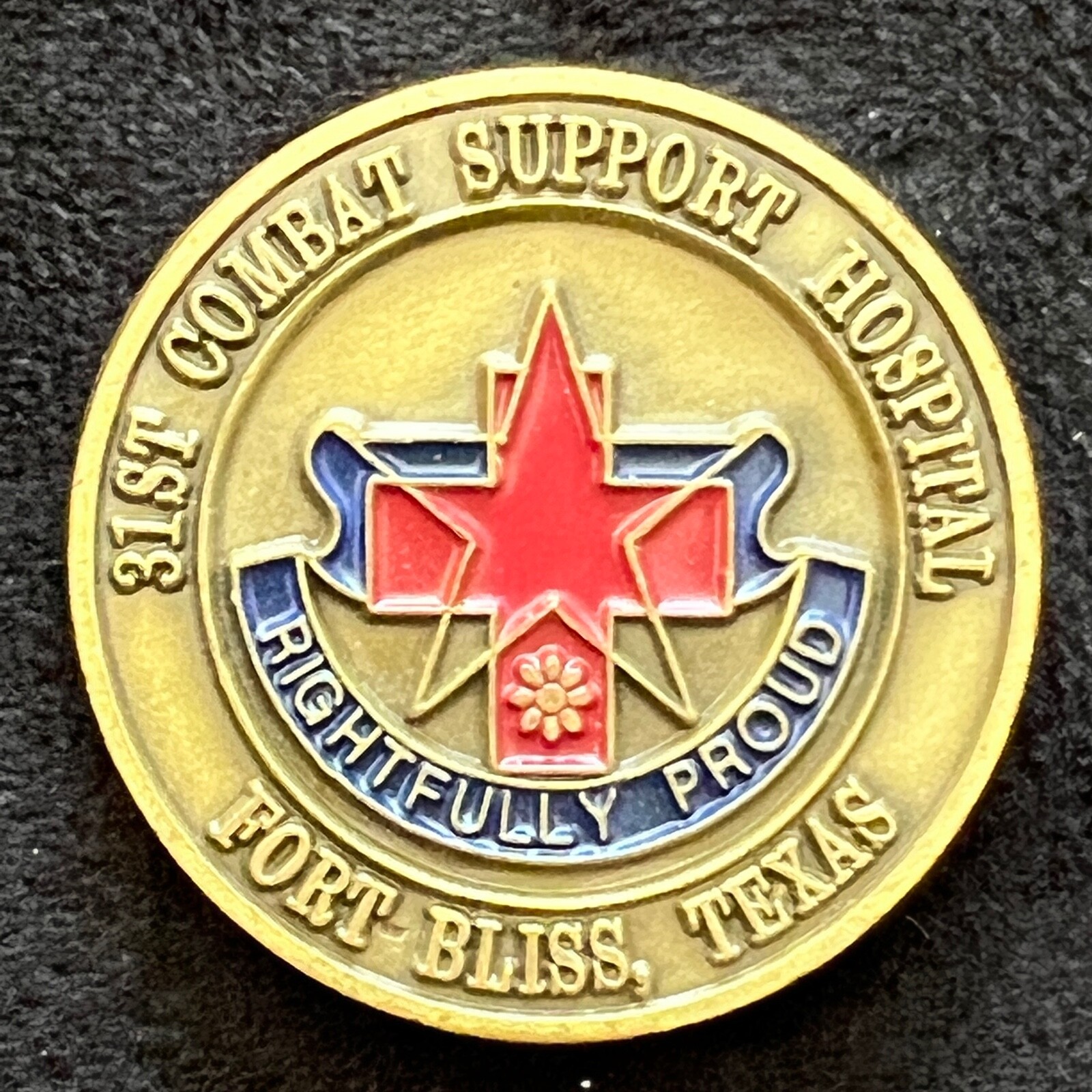 31st Combat Support Hospital Commander Fort Bliss Vintage Challenge ...