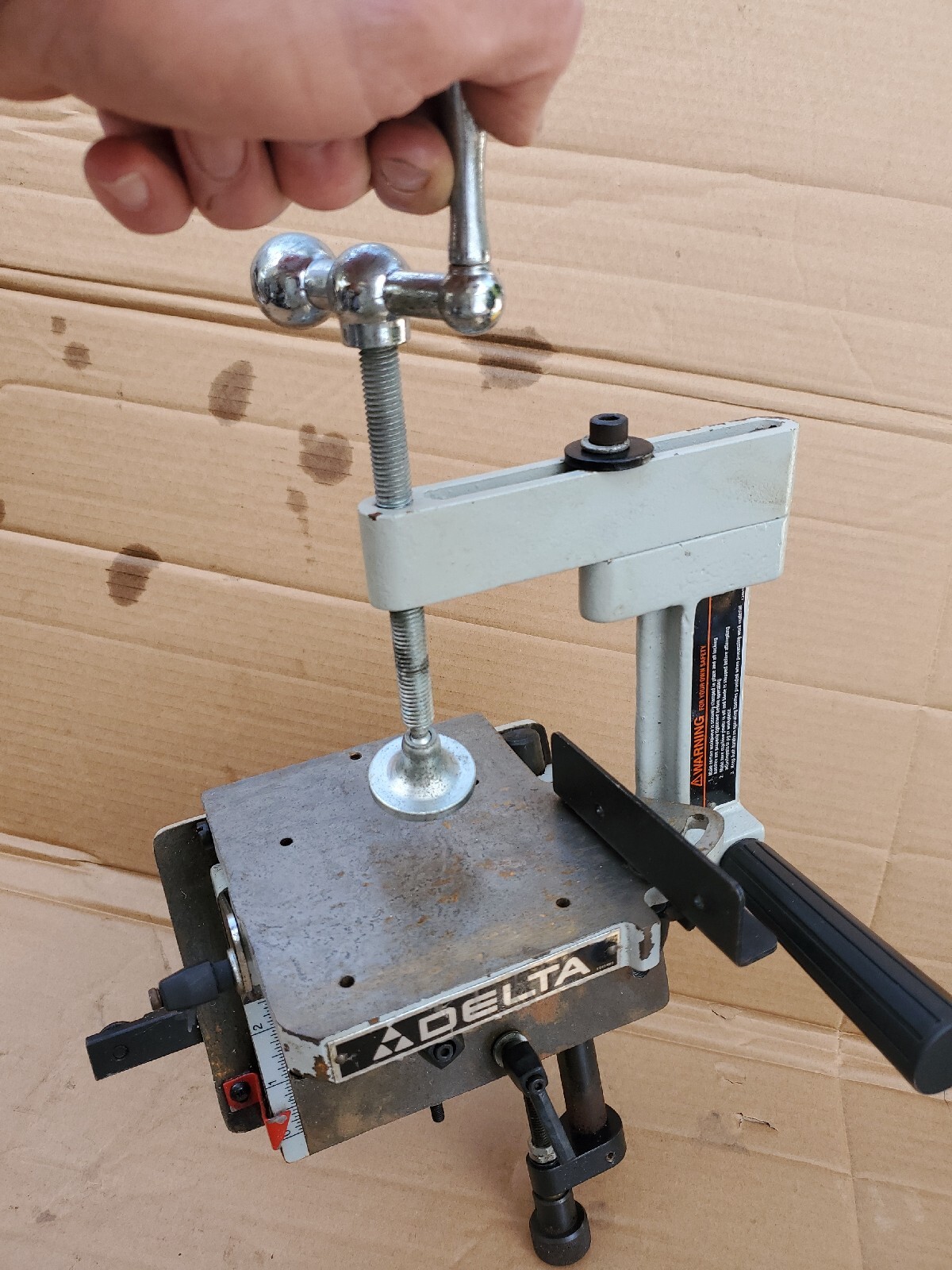 Delta Tenoning Jig 1345985 for Table Saw Tenon Vise Clamp for sale ...