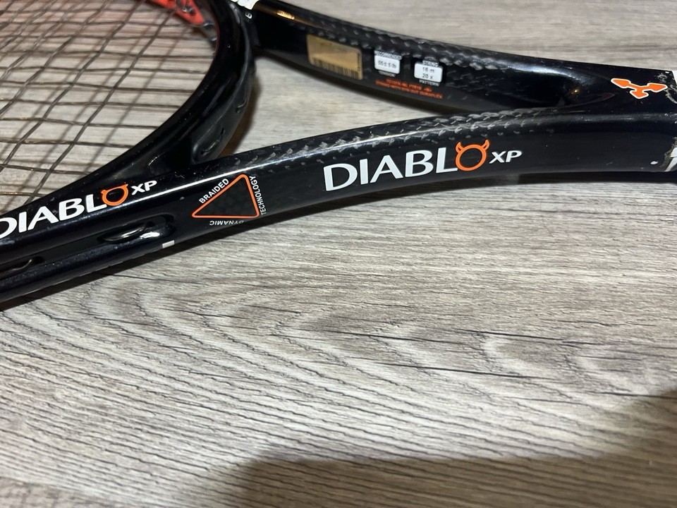 Prince Tour Diablo XP Midplus Tennis Racquet (4 3/8" grip) With FREE ...