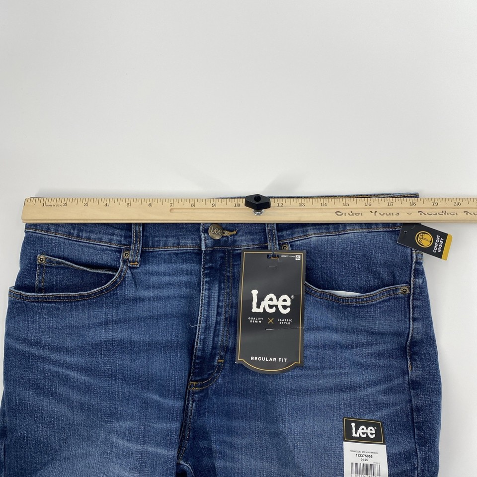 Lee Jeans Mens Tag 36x30 Blue Straight Comfort Gusset Chore Workwear ...