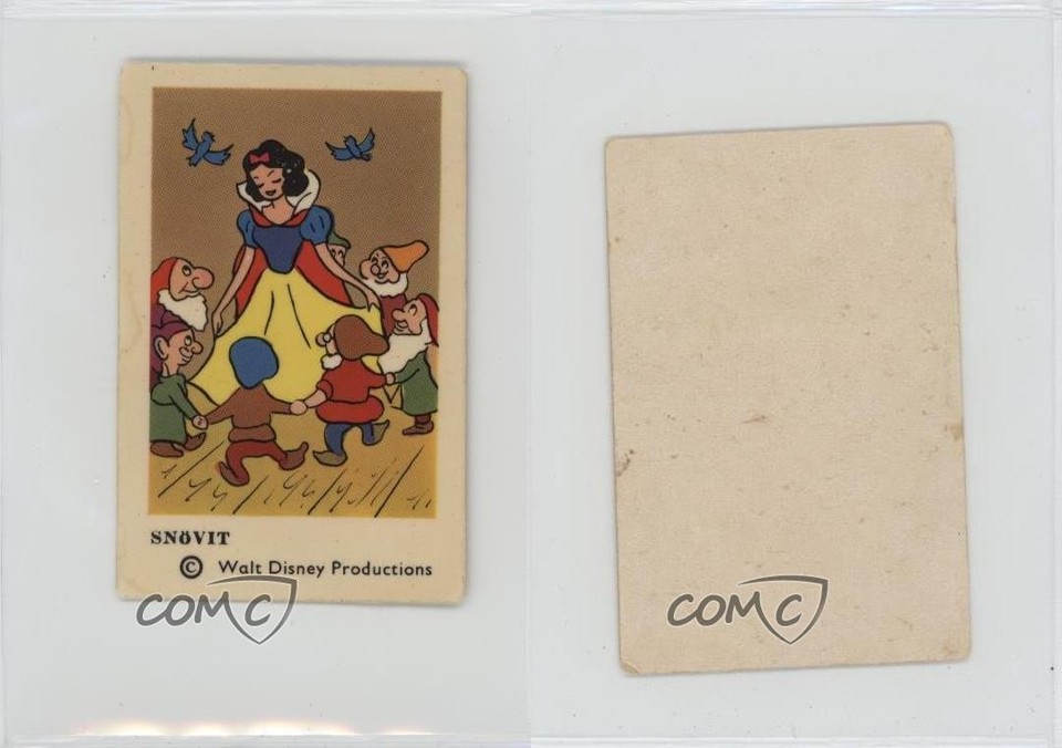 1966 Dutch Gum Disney Unnumbered Copyright at Bottom Snow White s5q | eBay