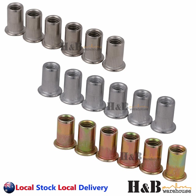1450pcs Rivnut Rivet Nut M3 - M12 Blind RIVNUTS Nutsert Stainless Steel ...
