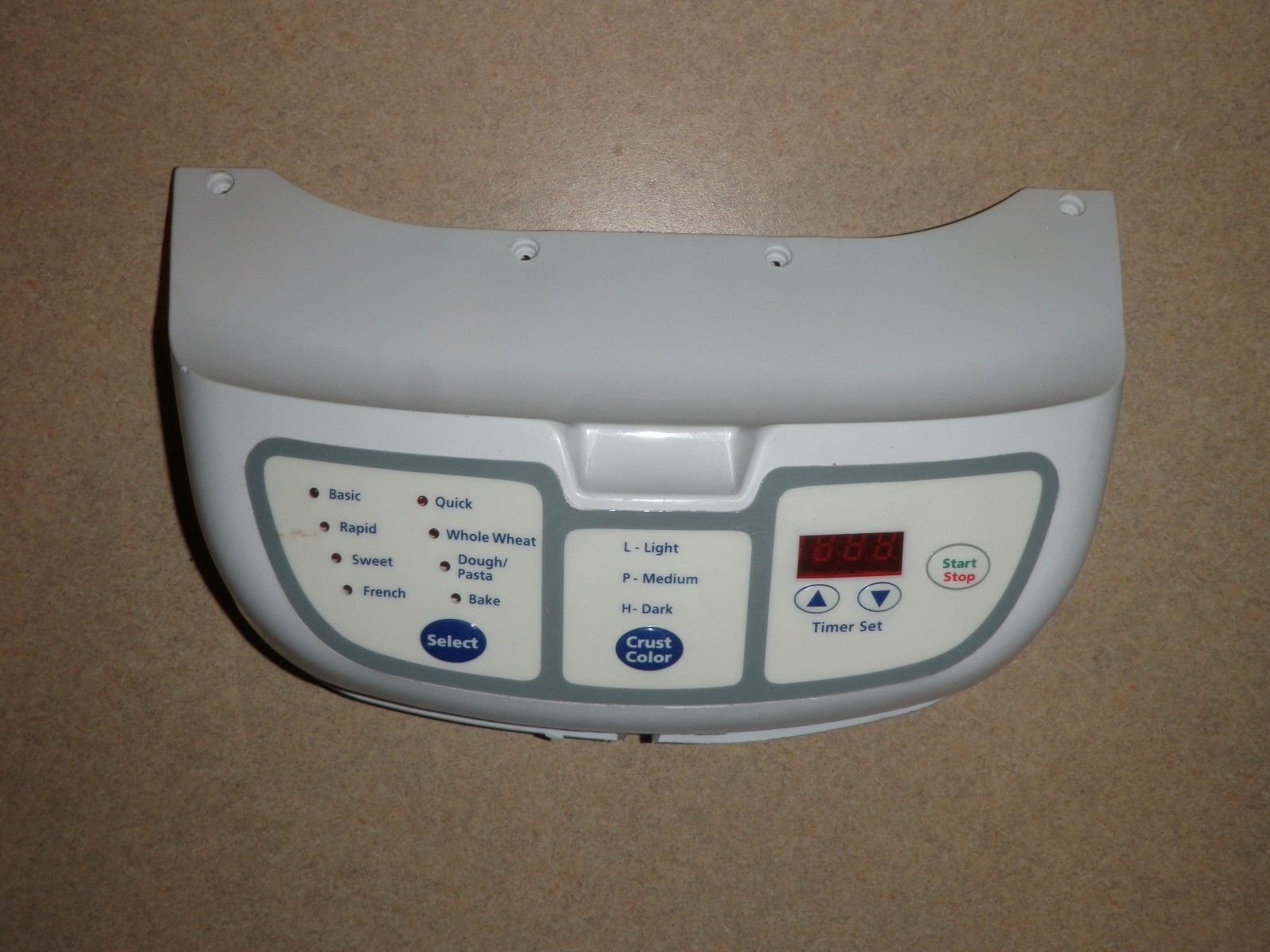 Oster Sunbeam Bread Maker Machine Control Panel PCB for Model 5820 ...