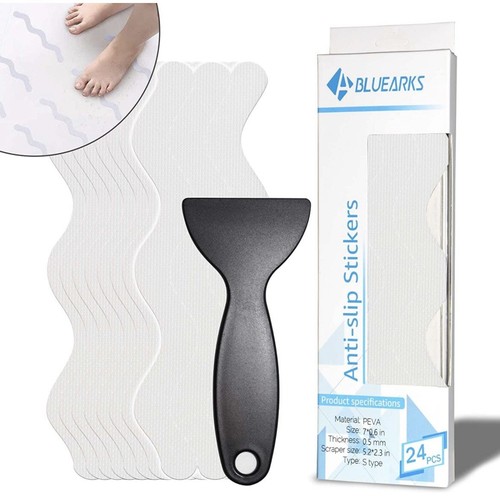 48pcs Anti Slip Stickers Kit Grip Strips Non-Slip Safety Floor Tread ...