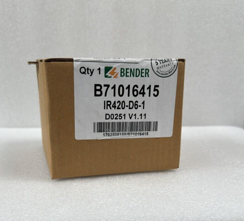 BENDER ISOMETER® IR420-D6-1 B71016415 | eBay