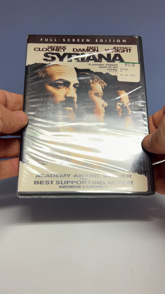 Syriana (DVD 2005) (NEW) George Clooney, Matt Damon, Jeffrey Wright ...