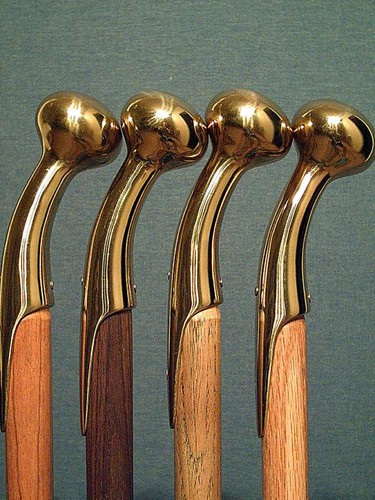 BUBBA STIK Texas style walking stick cane made of Mahogany Stained ...