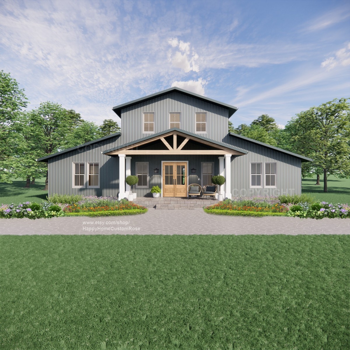 Monitor Style Barn Home Plans Barndominium Floor Plans | Stock
