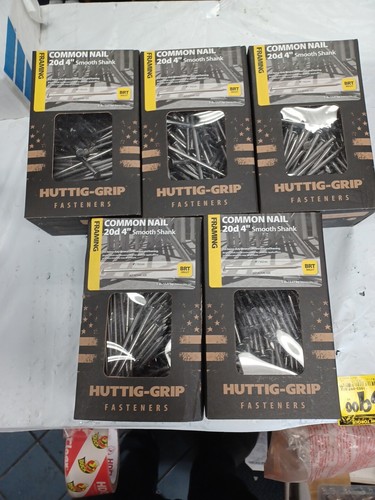 Huttig-Grip HGN20C5 Framing Box Nail 20d 4”Smooth Shank ( 25 LBS BOX ...