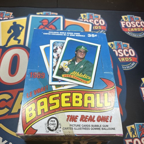 1989 Topps O-Pee-Chee OPC Baseball Wax Box 48 Ct - Henderson In Back | eBay